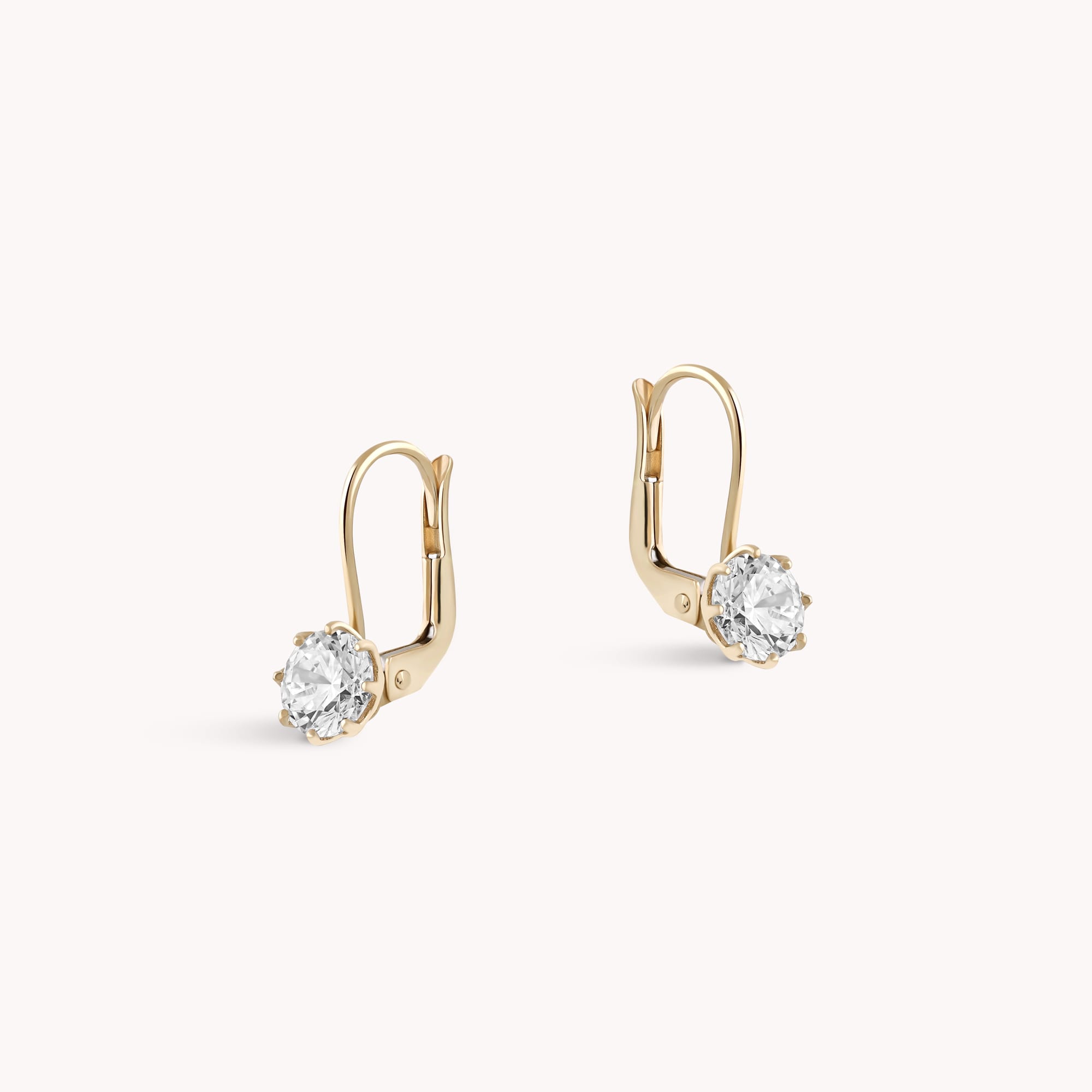 Zlatne naušnice Classic Sparkle