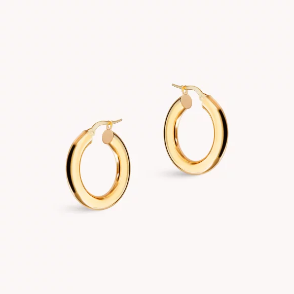 Zlatne naušnice alke Klasičan stil