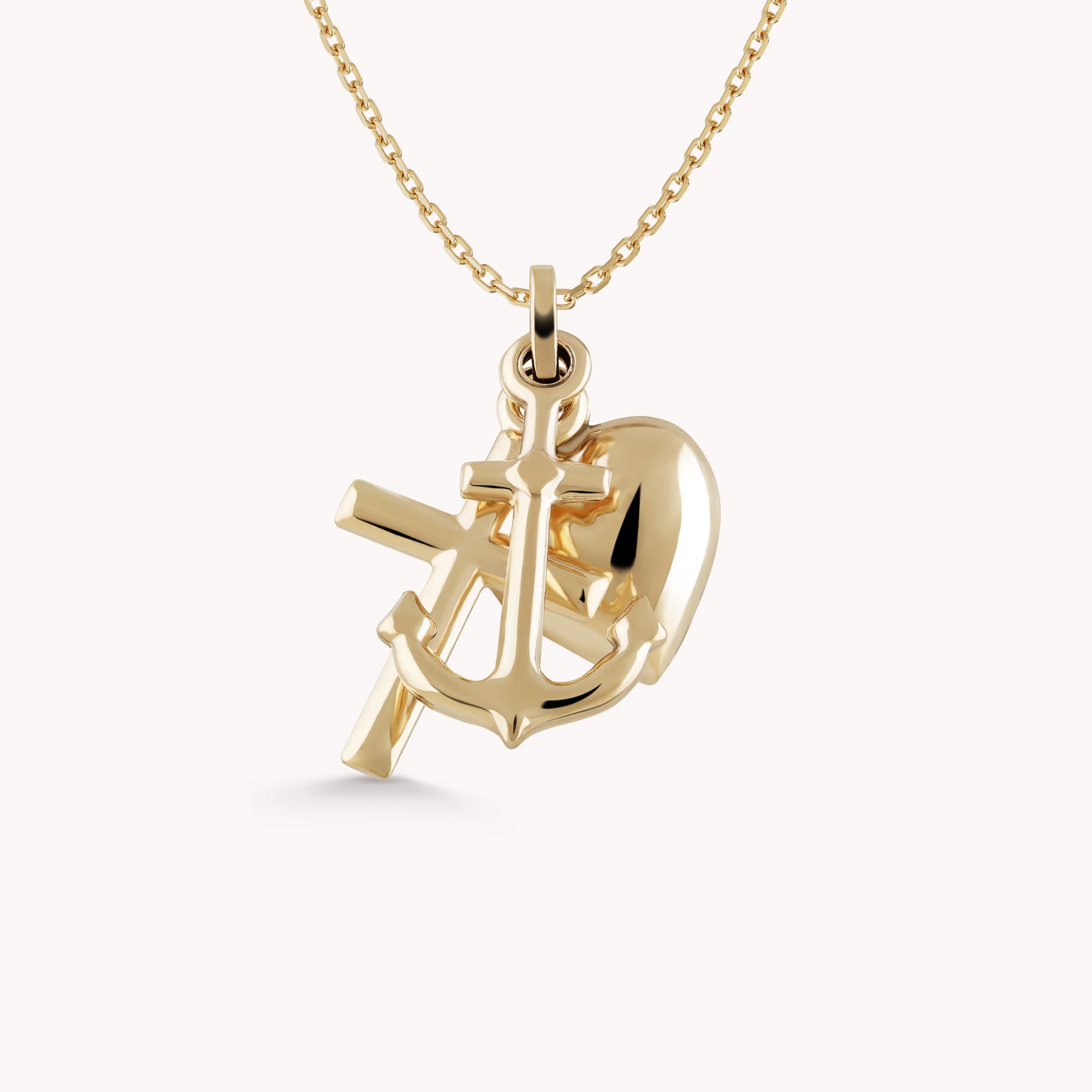 Zlatni privjesak Vjera, ufanje, ljubav