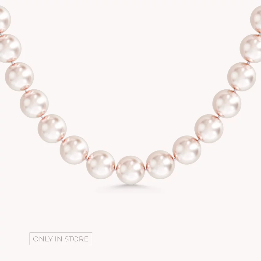 Ogrlica japanski akoya biser Elegancija glamura